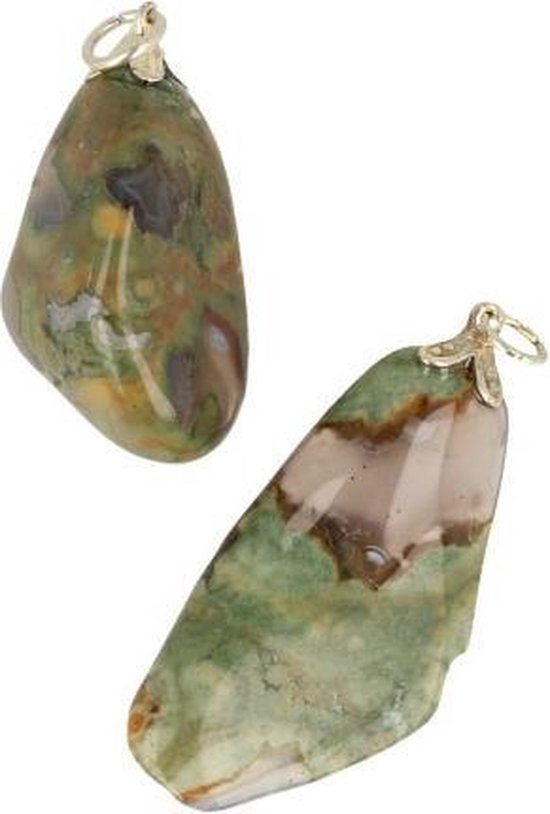 Ruben Robijn Rhyoliet edelsteen hanger | bol.com