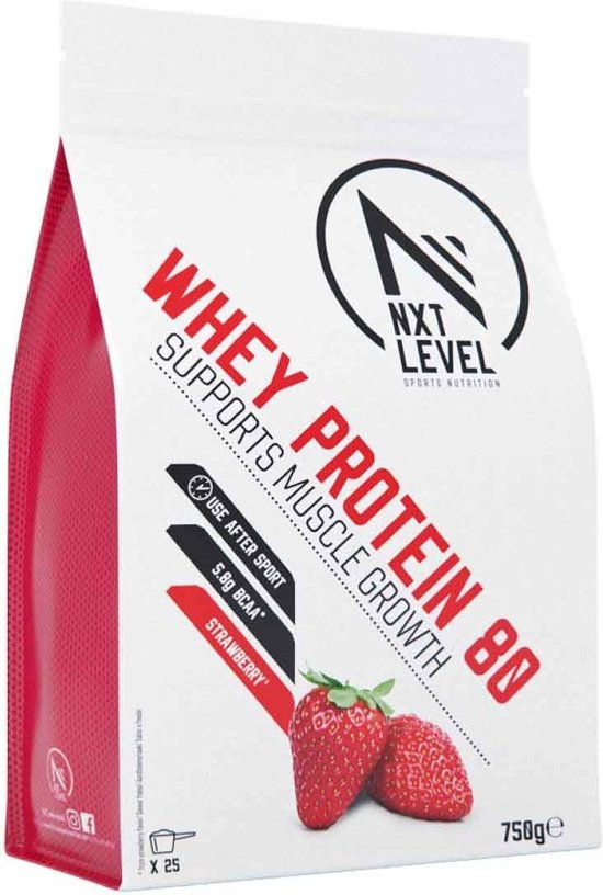 NXT Level Whey Protein 80 - Proteïne Poeder - 750 gram (25 shakes ...