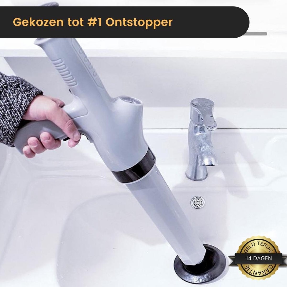 BEFRESH© Afvoer Ontstopper - Ontstoppingspistool - Ontstopper Toilet ...