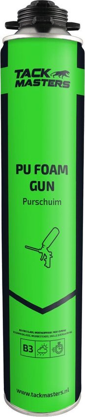 Tackmasters® Purschuim NBS 750ml Pur met Pistoolaansluiting - PU Schuim ...