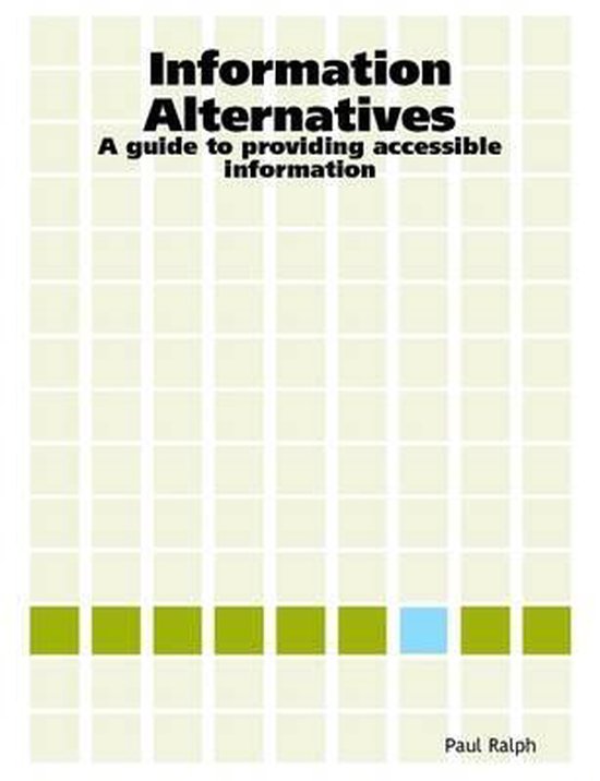 Information Alternatives | 9781847282316 | Paul, Ralph | Boeken | bol