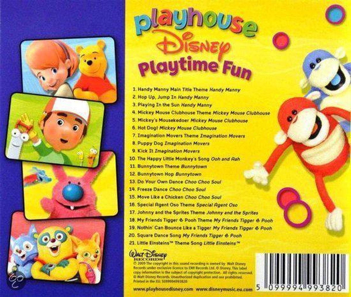 Playhouse Disney Playtime Fun, various artists | CD (album) | Muziek | bol