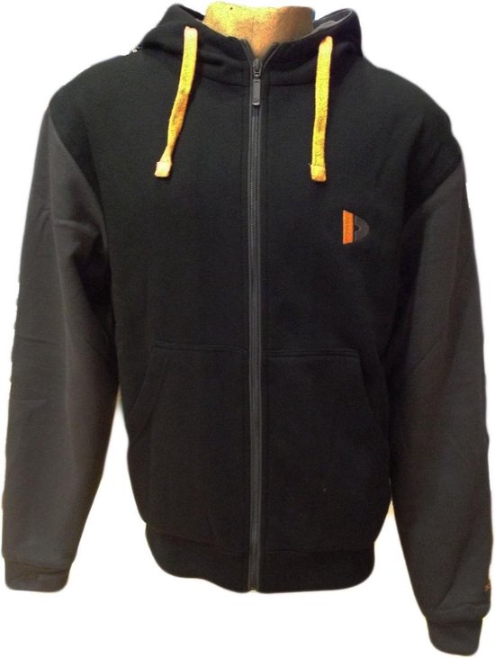 Donnay Heavy Full Zip (dubbel gevoerd) - Zwart/Oranje - Maat XL | bol.com