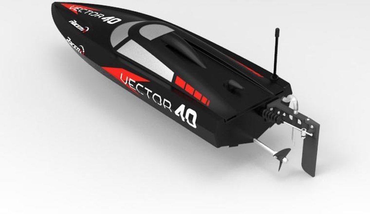 RC speedboot Volantex Vector 40 brushed 2.4GHZ zwart RTR | bol.com
