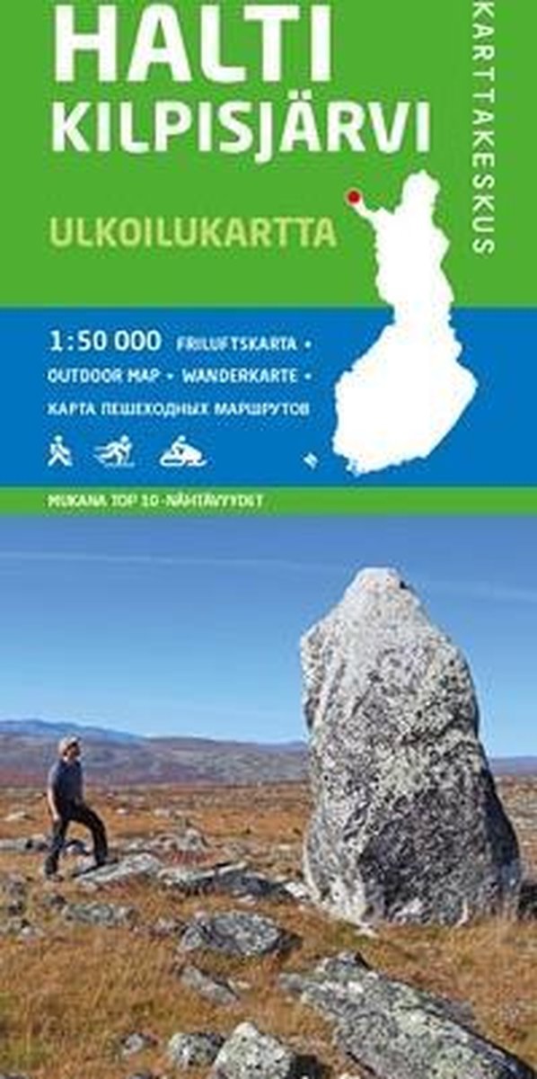 Kirjakeskus Outdoor Map Halti Kilpisjärvi 1:50.000 (2015) | bol.com