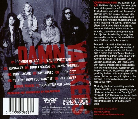 Damn Yankees, Damn Yankees | CD (album) | Muziek | bol.com