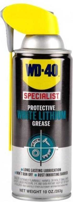 WD-40 Specialist® Wit Lithium Spuitvet - 250ml - Smeervet - Smeermiddel ...