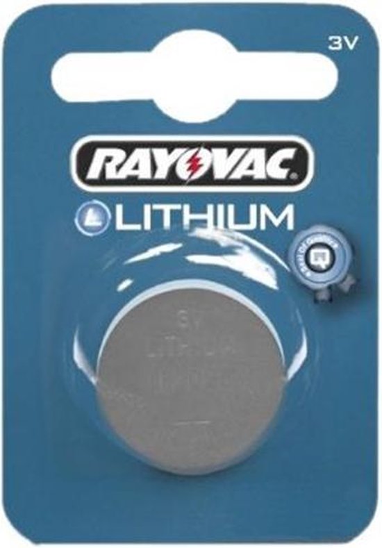 5 Stuks Rayovac CR1632 125mAh 3V Lithium Knoopcel Batterij | bol.com