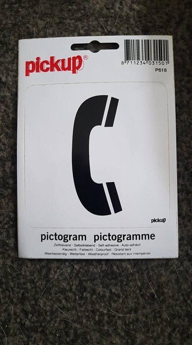 Pickup Pictogram 10x10 cm - Telefoon | bol.com