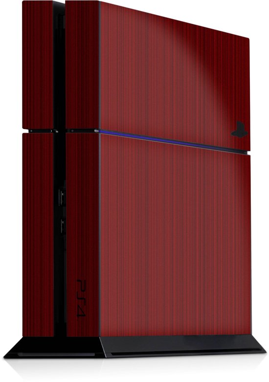 Playstation 4 Console Skin Brushed Rood Sticker | bol.com