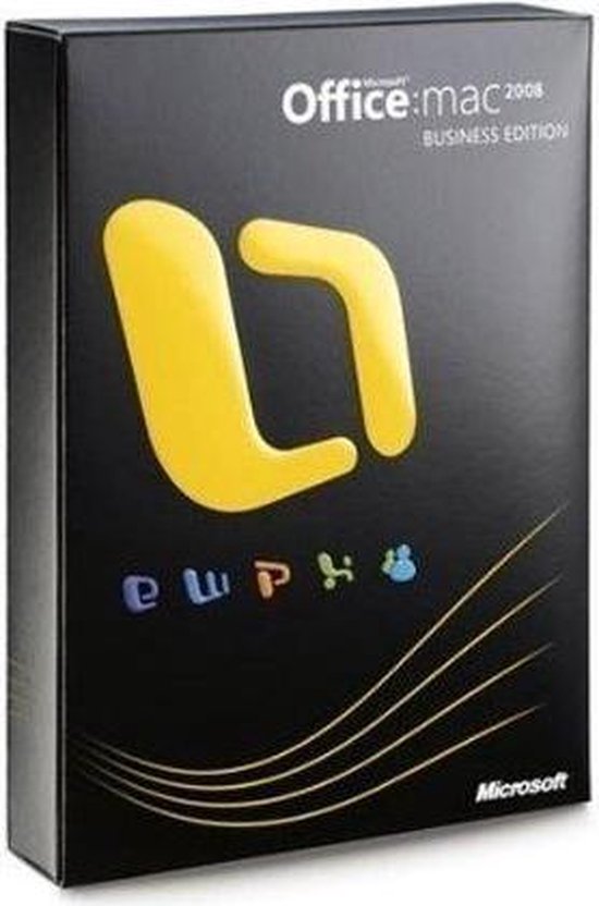 Microsoft Office 2008 Business Edition, Mac, DVD, UPG, DE | bol