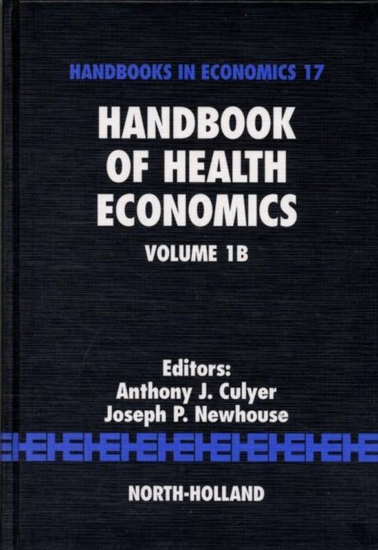 Handbook of Health Economics | 9780444504715 | A. J. Culyer | Boeken | bol