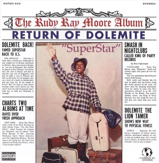 Return Of Dolemite Superstar, Rudy Ray Moore | Muziek | bol