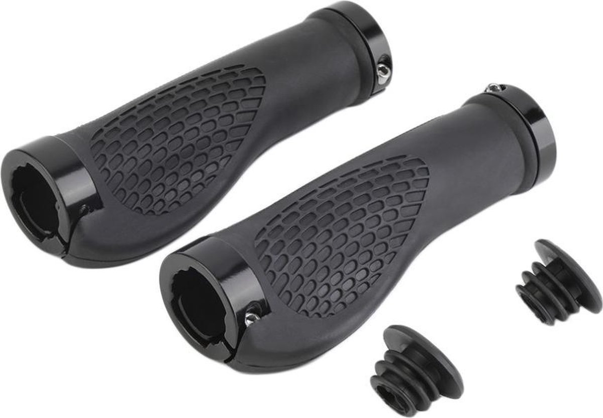 MTB handvatten 130mm COMFORT - met lock bevestiging - Zwart | bol.com