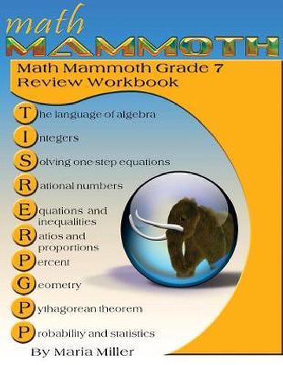 Math Mammoth Grade 7 Review Workbook | 9781942715481 | Maria Miller ...