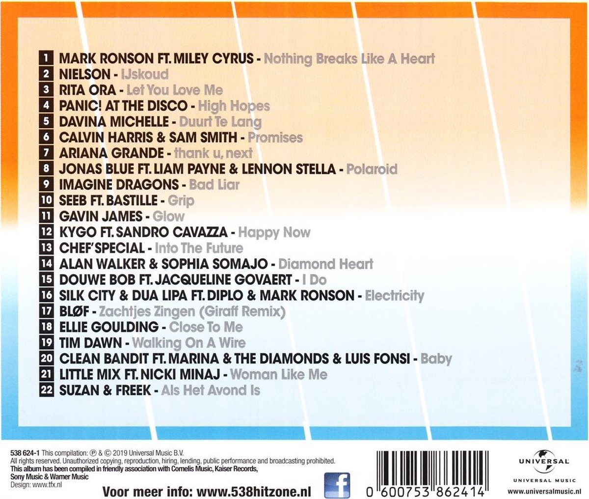 538 Hitzone 88, Hitzone | CD (album) | Muziek | bol.com