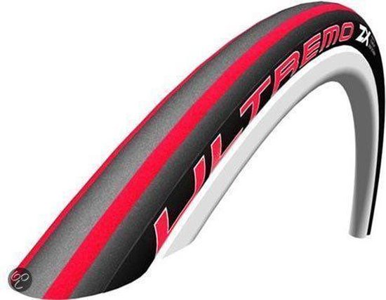 SCHWALBE Ultremo ZX Evo racefietsband 23-622 vouwbaar rood Uitvoering ...