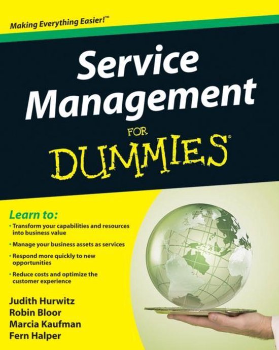 It Service Management For Dummies, Judith Hurwitz | 9780470440582 ...