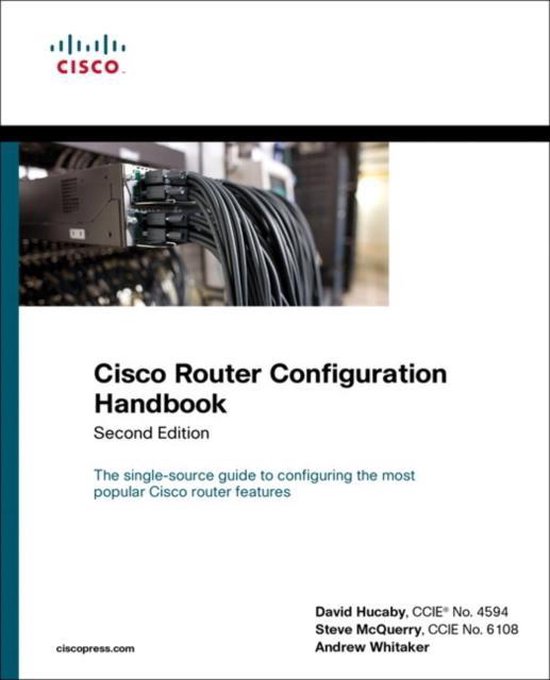 Cisco Router Configuration Handbook | 9781587141164 | David Hucaby | Boeken | bol