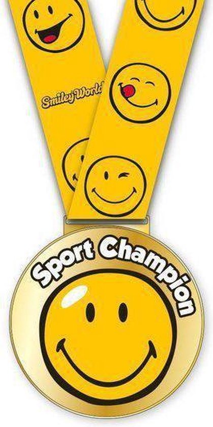 Smiley Medal Sport Champion | bol