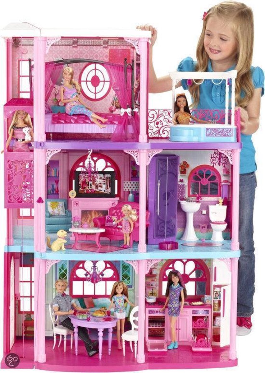 bol.com | Barbie Droomhuis met 3 Verdiepingen