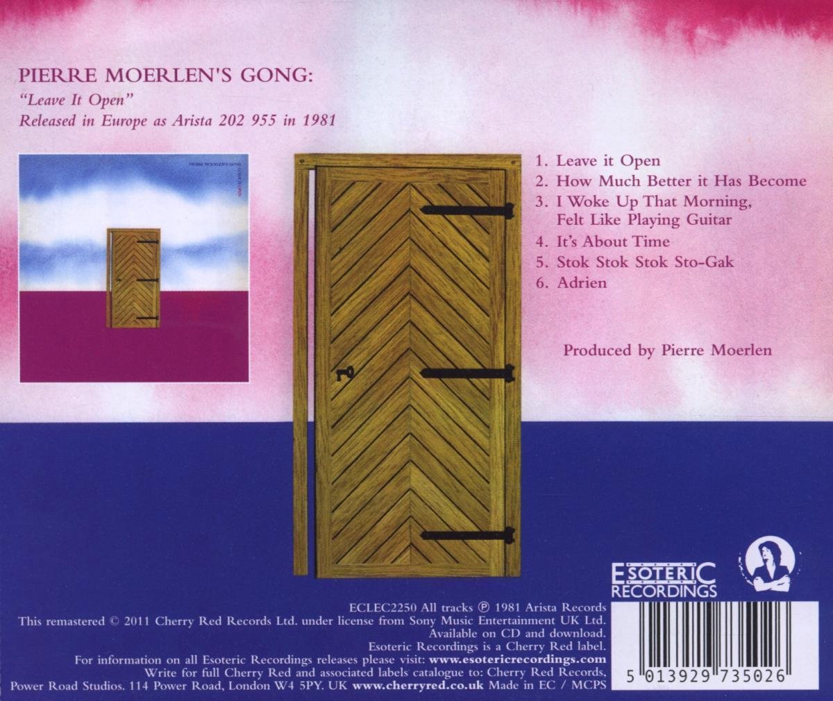 Leave It Open, Pierre Moerlen's Gong | CD (album) | Muziek | bol.com