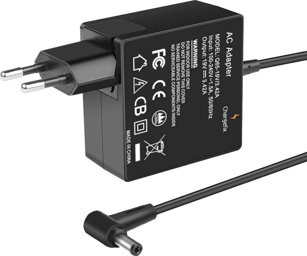 Laptop voeding voor Asus 19V 3.42A 65W 5.5x2.5mm pin | bol.com
