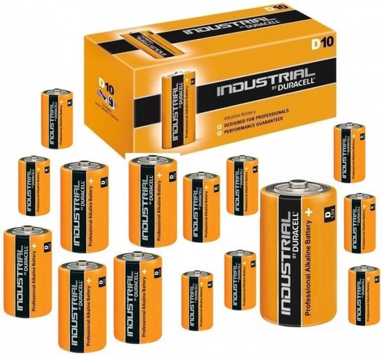 50 Stuks Duracell Industrial LR20 D alkaline battery | bol.com