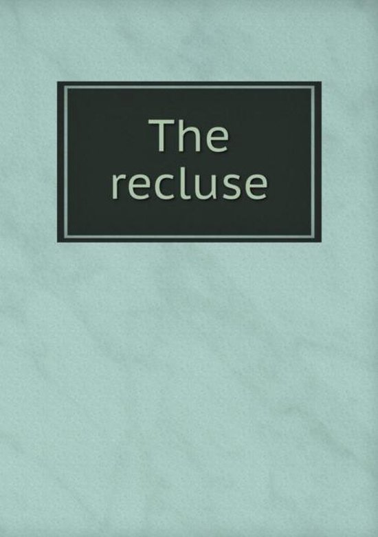 The recluse | 9785519345989 | Joel Pahlsson | Boeken | bol.com