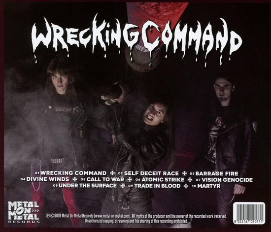 Meliah Rage - Wrecking Command, Warfield | Muziek | bol