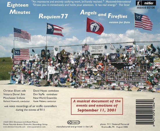 New World Ensemble & Manchester Sinfonia - Malone: Music Of 9/11 Vol.1 ...