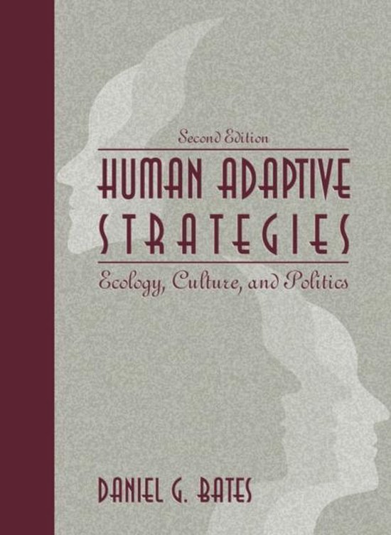 Human Adaptive Strategies | 9780205327683 | Daniel G. Bates | Boeken ...