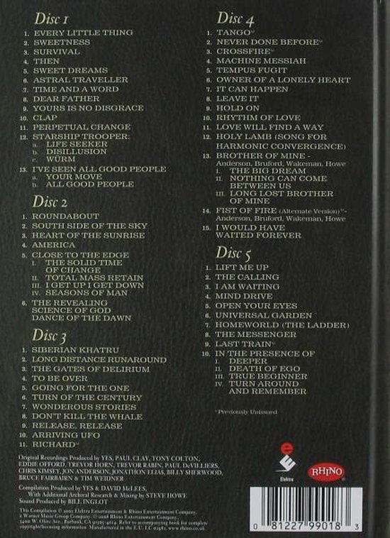 In A Word: Yes (1969), Yes | CD (album) | Muziek | bol