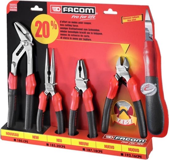 4-delige tangen set Facom CPE.1PB | bol