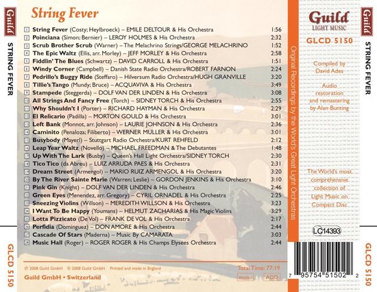 String Fever, various artists | Muziek | bol