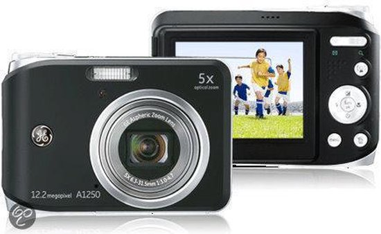 General Electric GE A1250 Digitale Camera - Zwart | bol