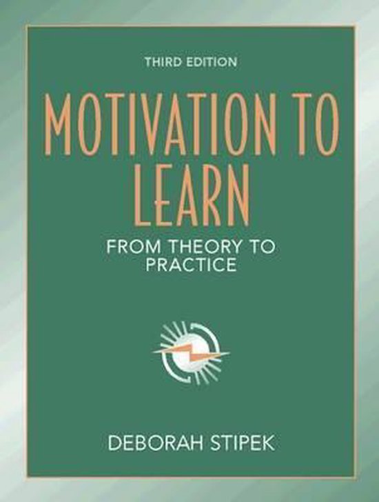 Motivation to Learn, Deborah J. Stipek | 9780205277773 | Boeken | bol