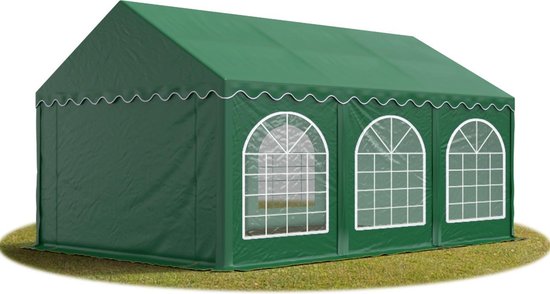 Partytent 4x6 m, PVC donkergroen | bol.com