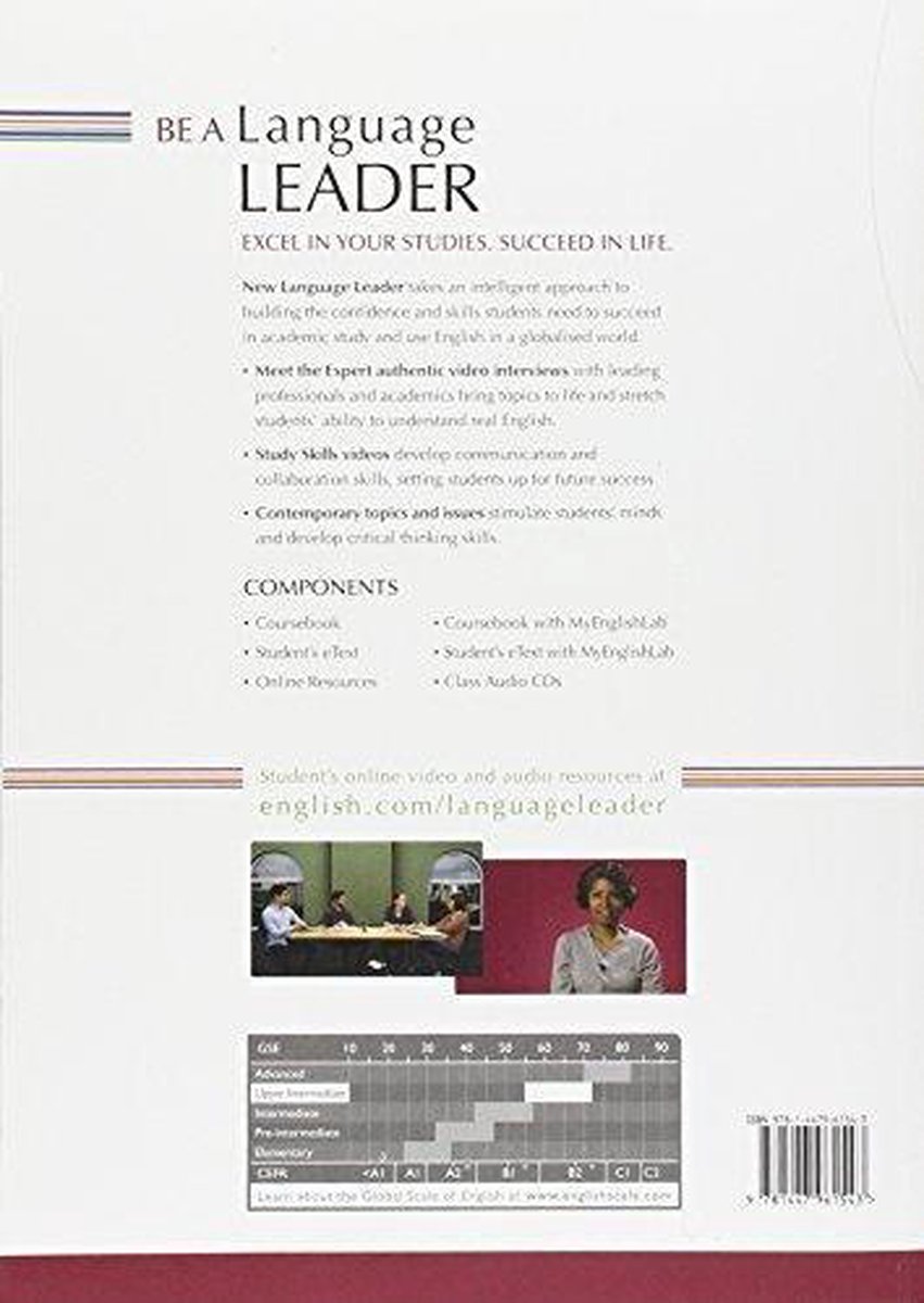 New Language Leader - Upp-Int coursebook + MyEnglishLab acce ...