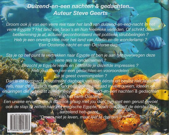 Duizend-en-een nachten & gedachten... Egypte, Steve Geerts ...