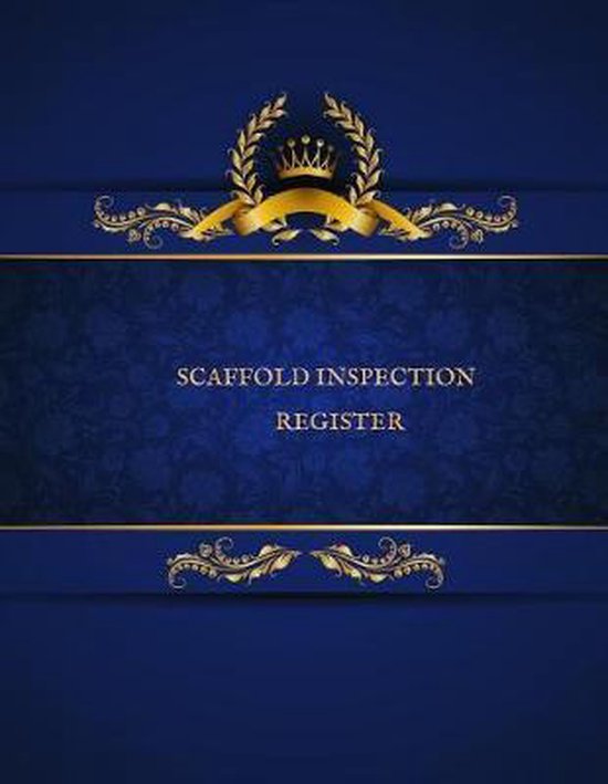 Scaffold Inspection Register, Jason Soft- | 9781073859917 | Boeken ...