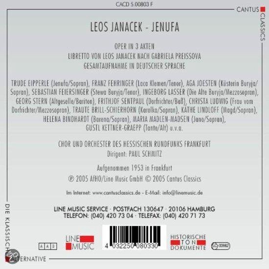 Jenufa, L. Janacek | CD (album) | Muziek | bol.com