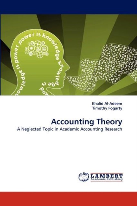 Accounting Theory | 9783838339160 | Khalid Al-Adeem | Boeken | bol