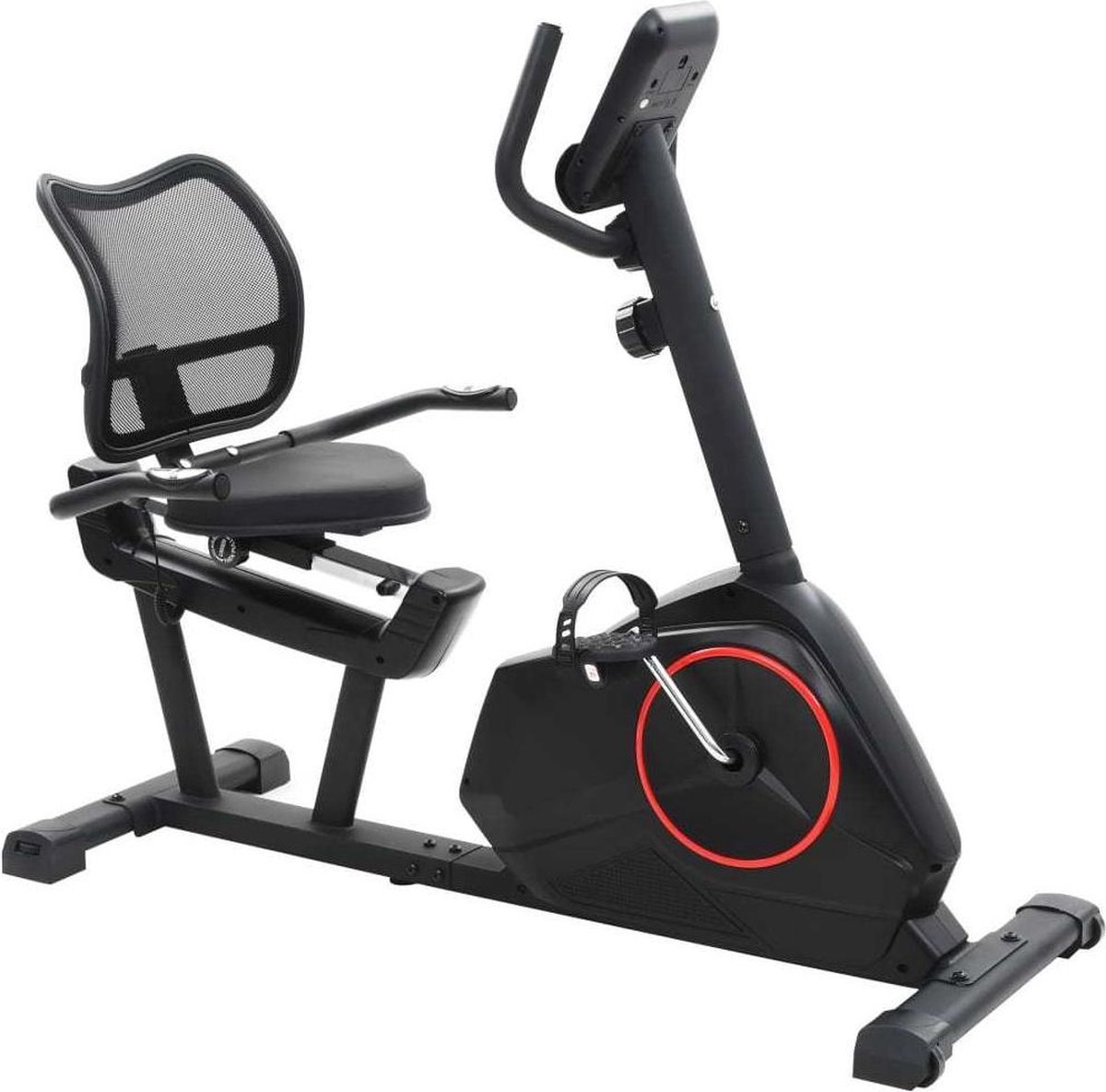 Zit Fitness Fiets Hometrainer met Rugleuning Magnetisch met ...