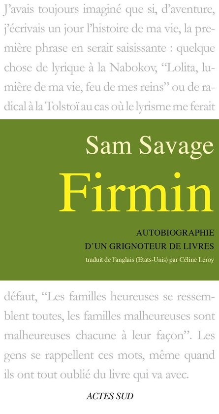 Firmin (ebook), Sam Savage | 9782330007911 | Boeken | bol