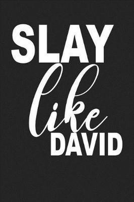 Slay Like David, Enrobed Journals | 9781790159680 | Boeken | bol.com