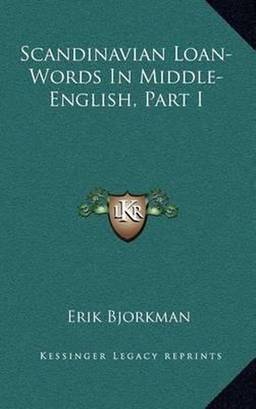 Scandinavian Loan Words In Middle English Part I Erik Bjorkman scandinavian-loan-words-in-middle-english-part-i-erik-bjorkman