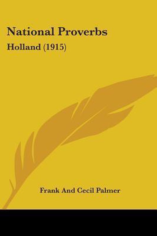 National Proverbs, Frank and Cecil Palmer | 9781104299385 | Boeken | bol