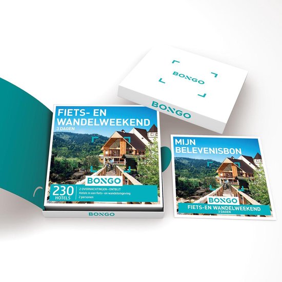 BONGO - Fiets- & Wandelweekend, 3 dagen - Cadeaubon | bol
