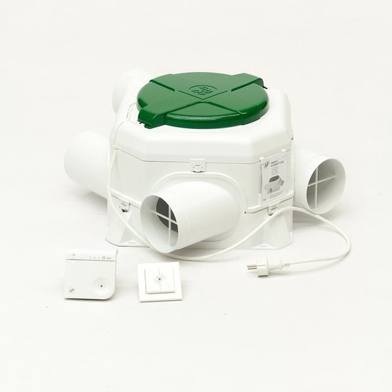 Solar & Palau Ventilatiebox Ozeo-E Ecowatt Co2 DC inclusief Co2 ...